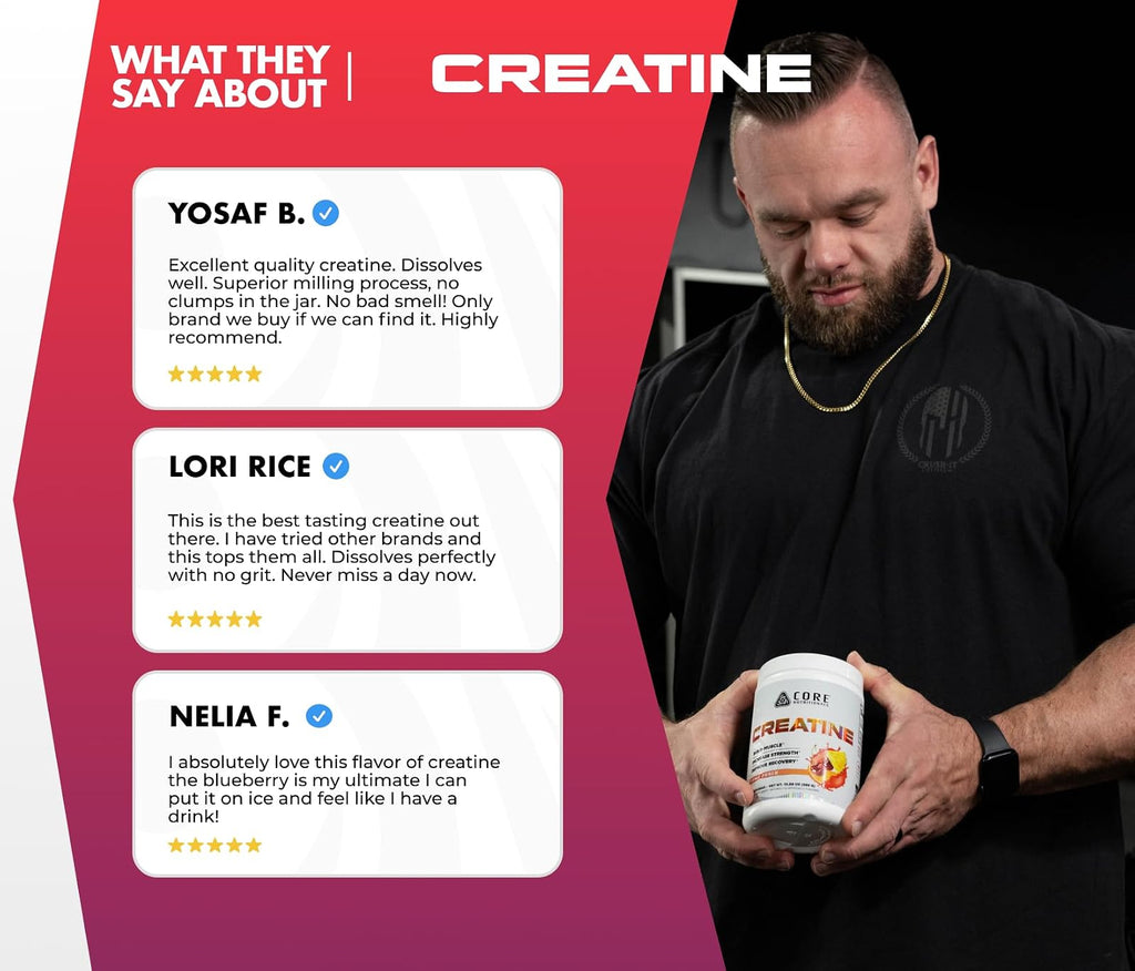 improve recovery with Core Nutritionals creatine