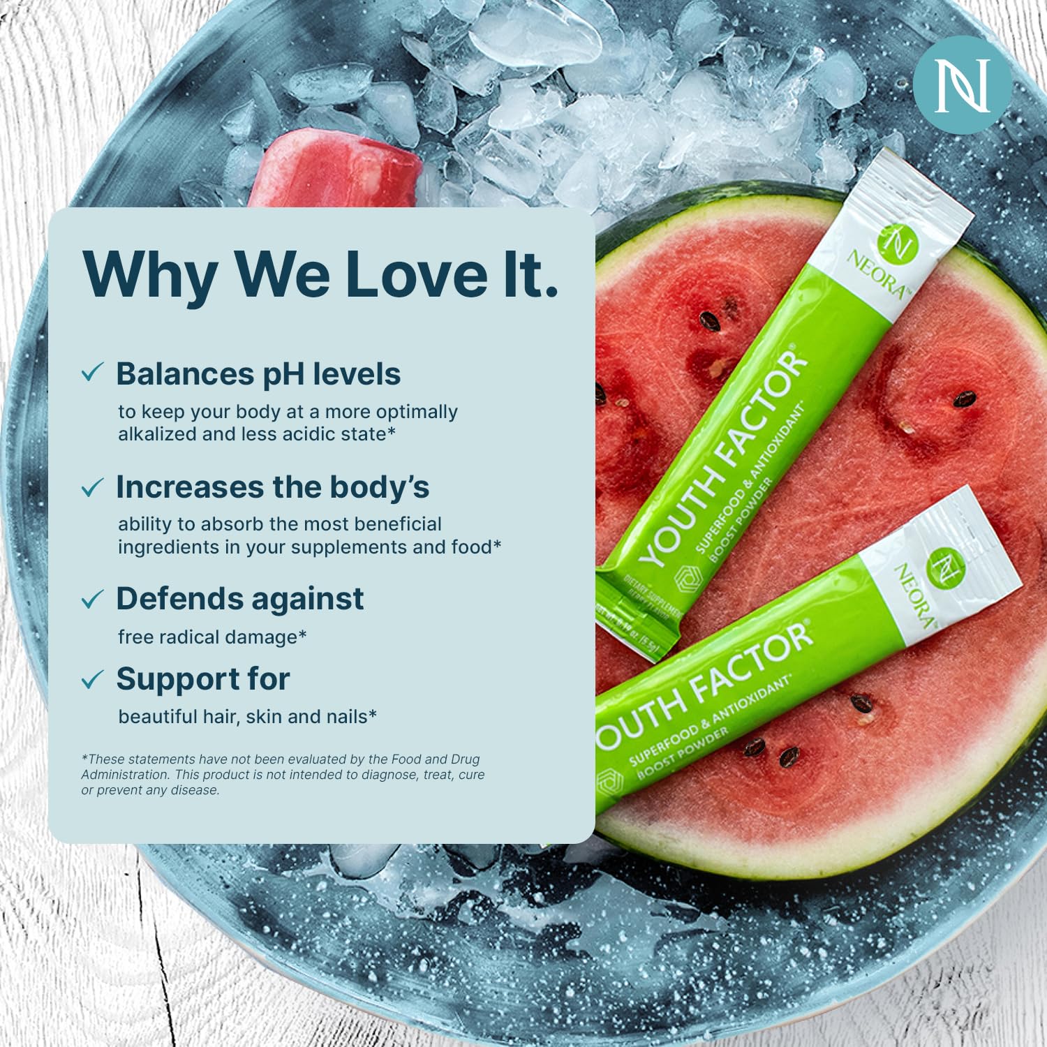 improve skin health with NEORA powder
