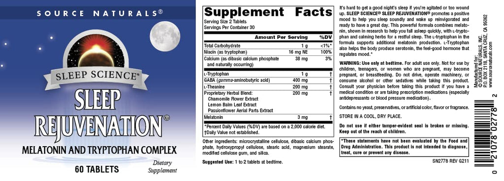 improve sleep quality with Source Naturals