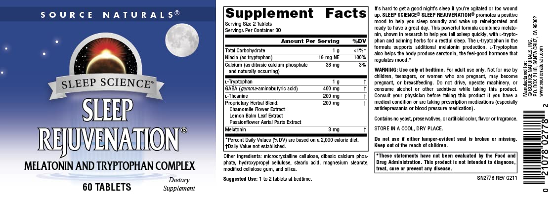 improve sleep quality with Source Naturals