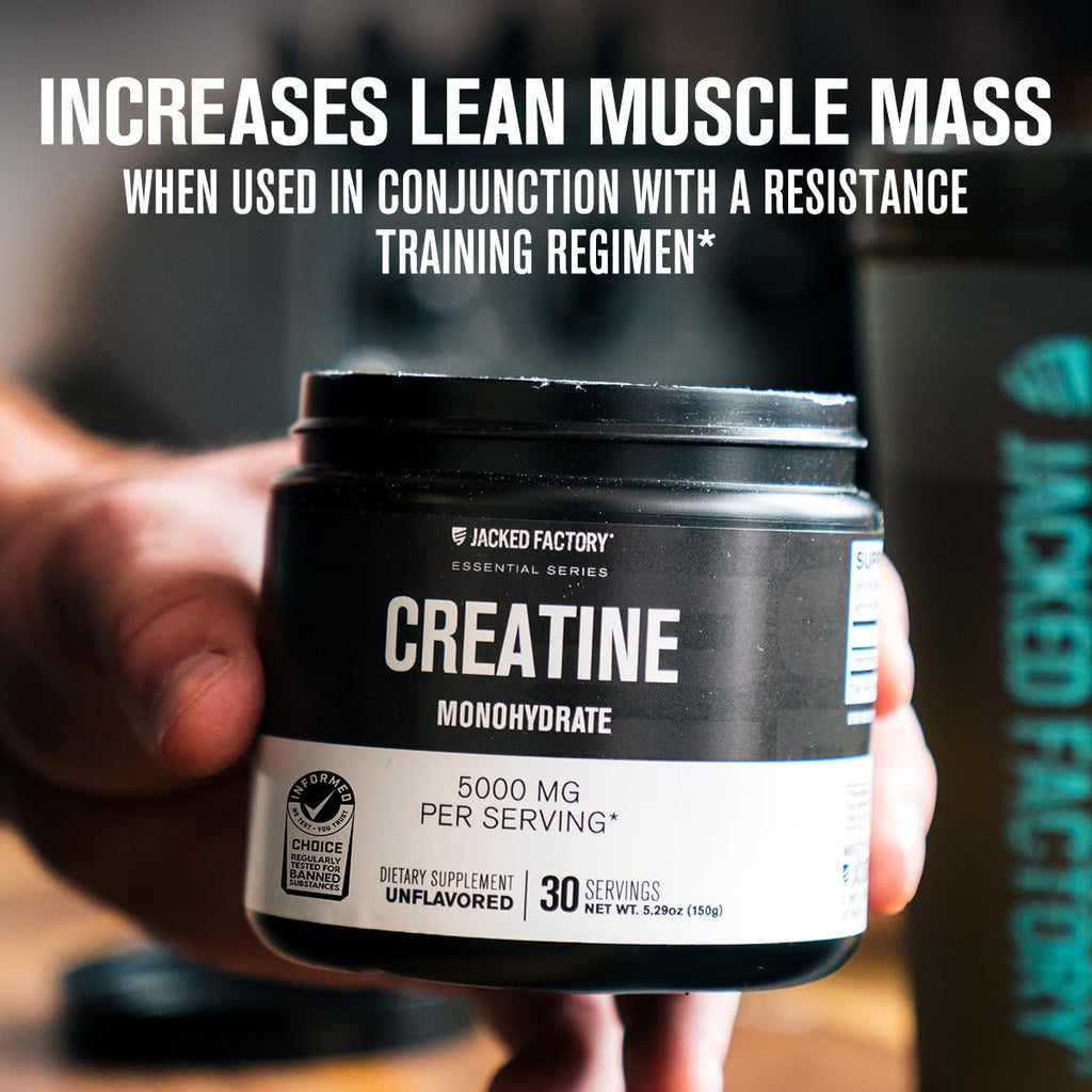 improve strength with Jacked Factory creatine