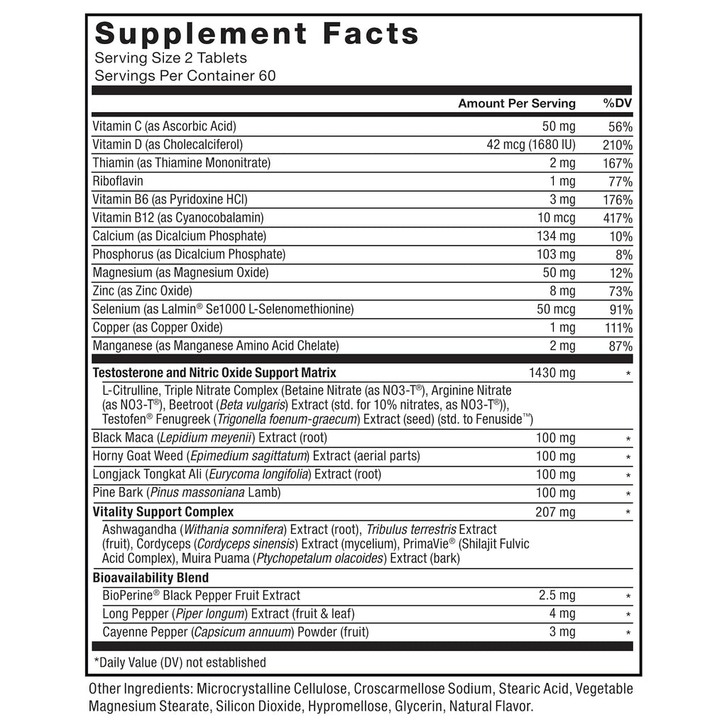 improve vitality with testosterone booster
