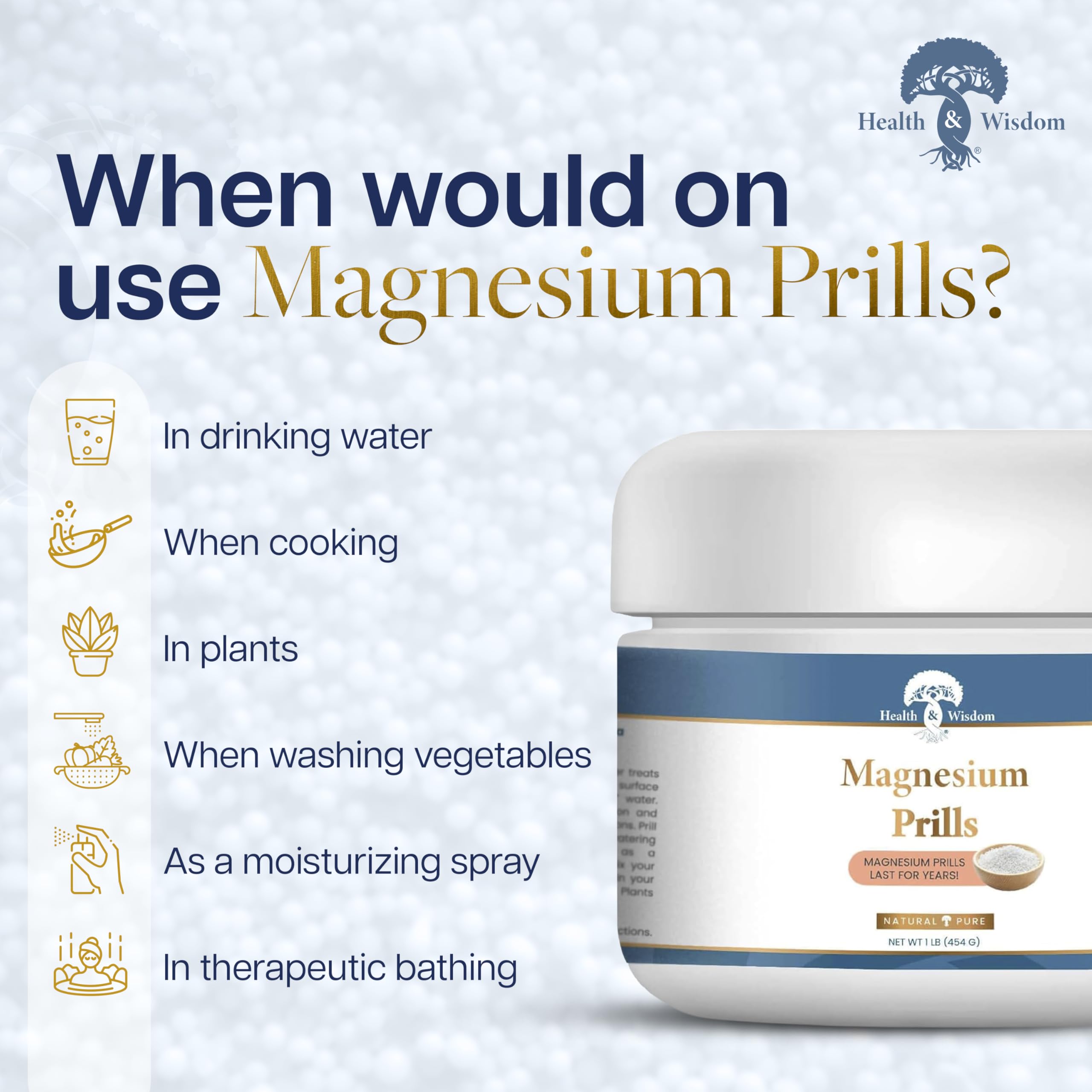 improve water quality with magnesium beads