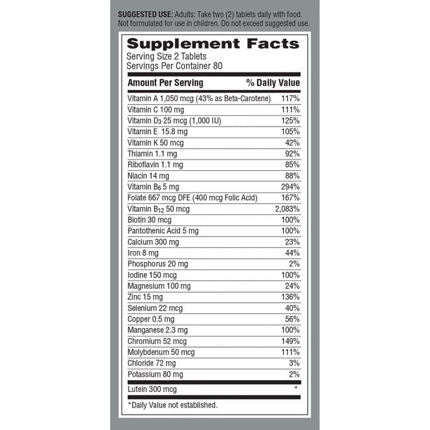 improved blended vitamin support for mental health