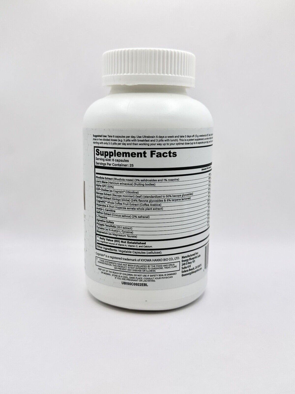 improved memory with UltraBrain nootropic formula