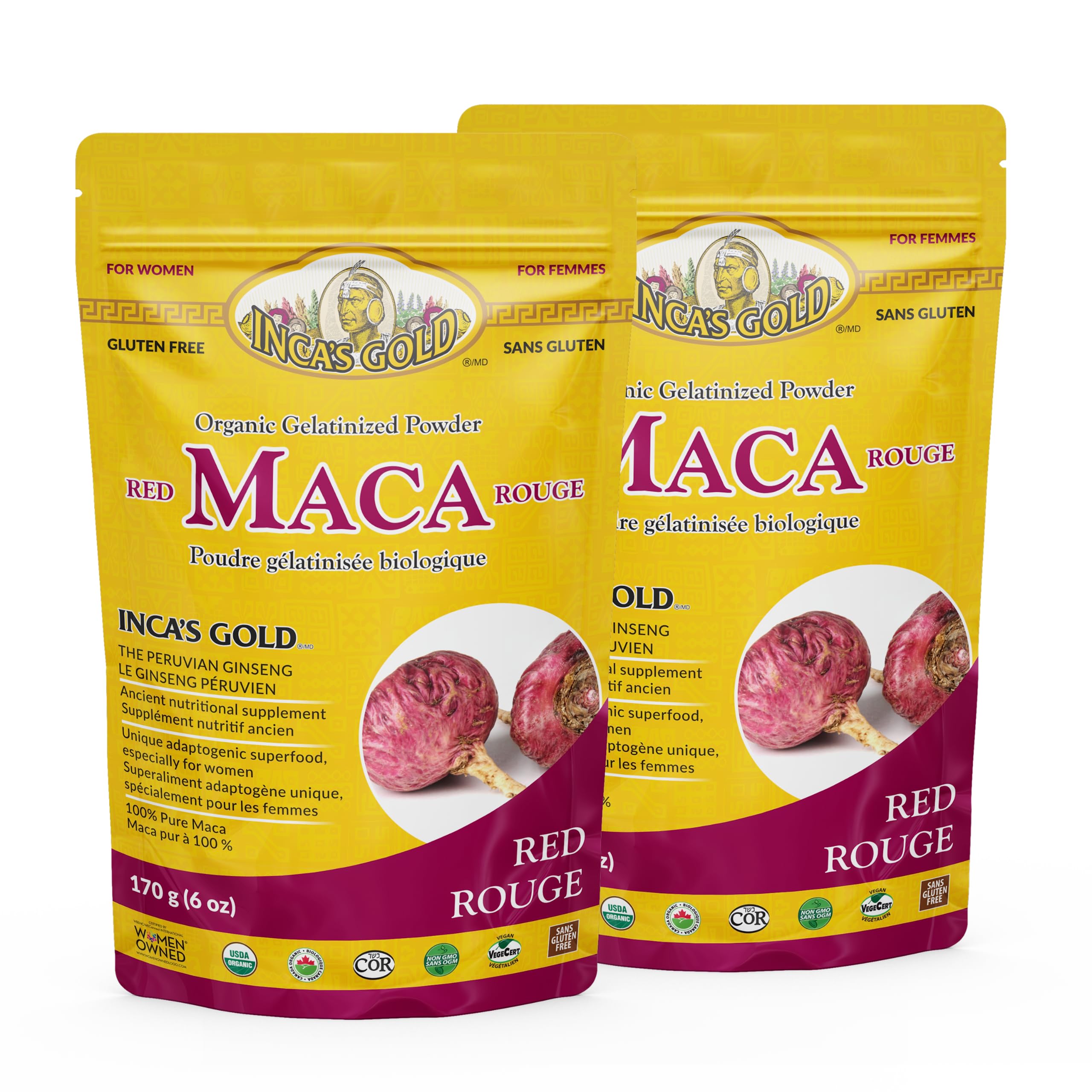 Inca's Gold red maca powder benefits