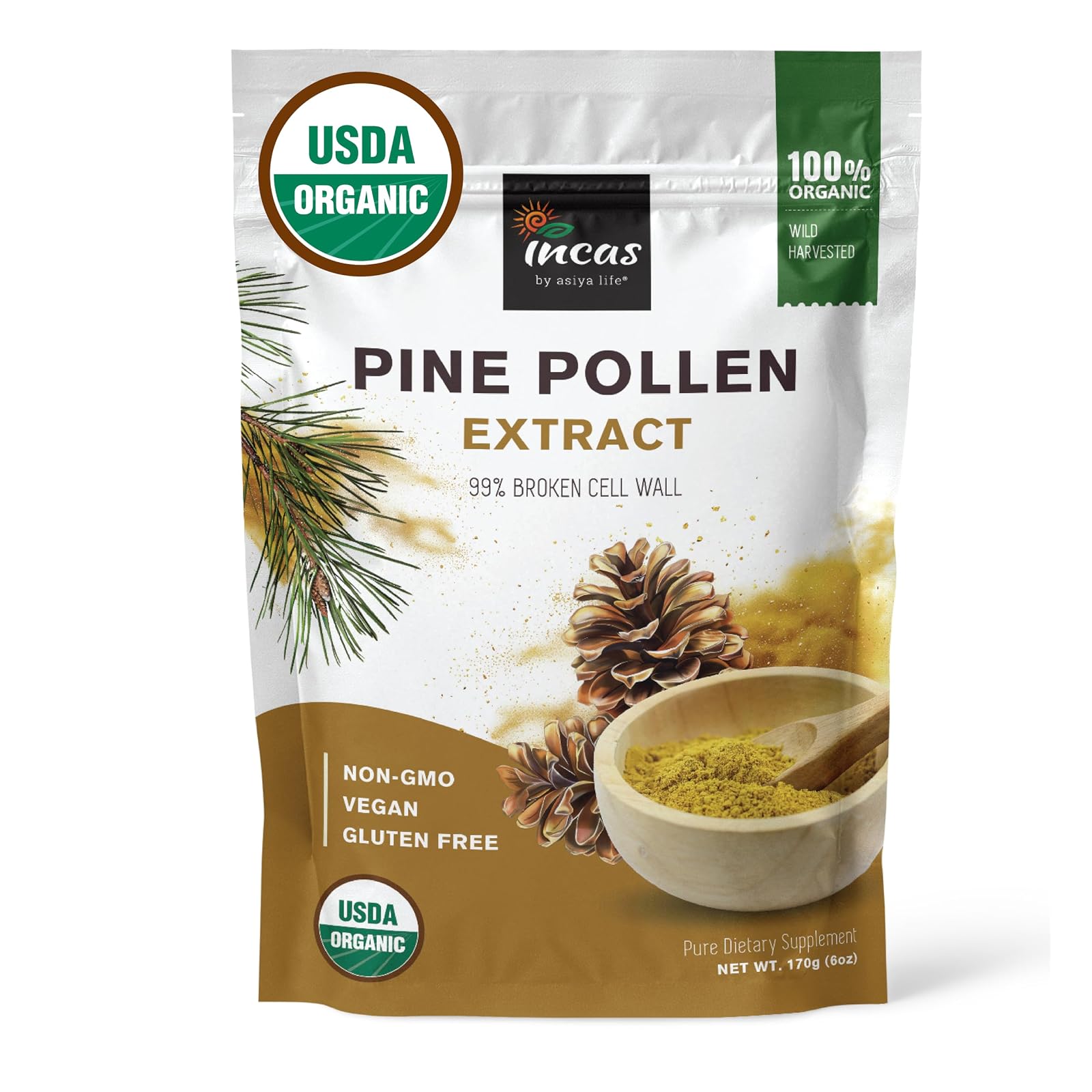 INCAS Pine Pollen Powder for vitamin a