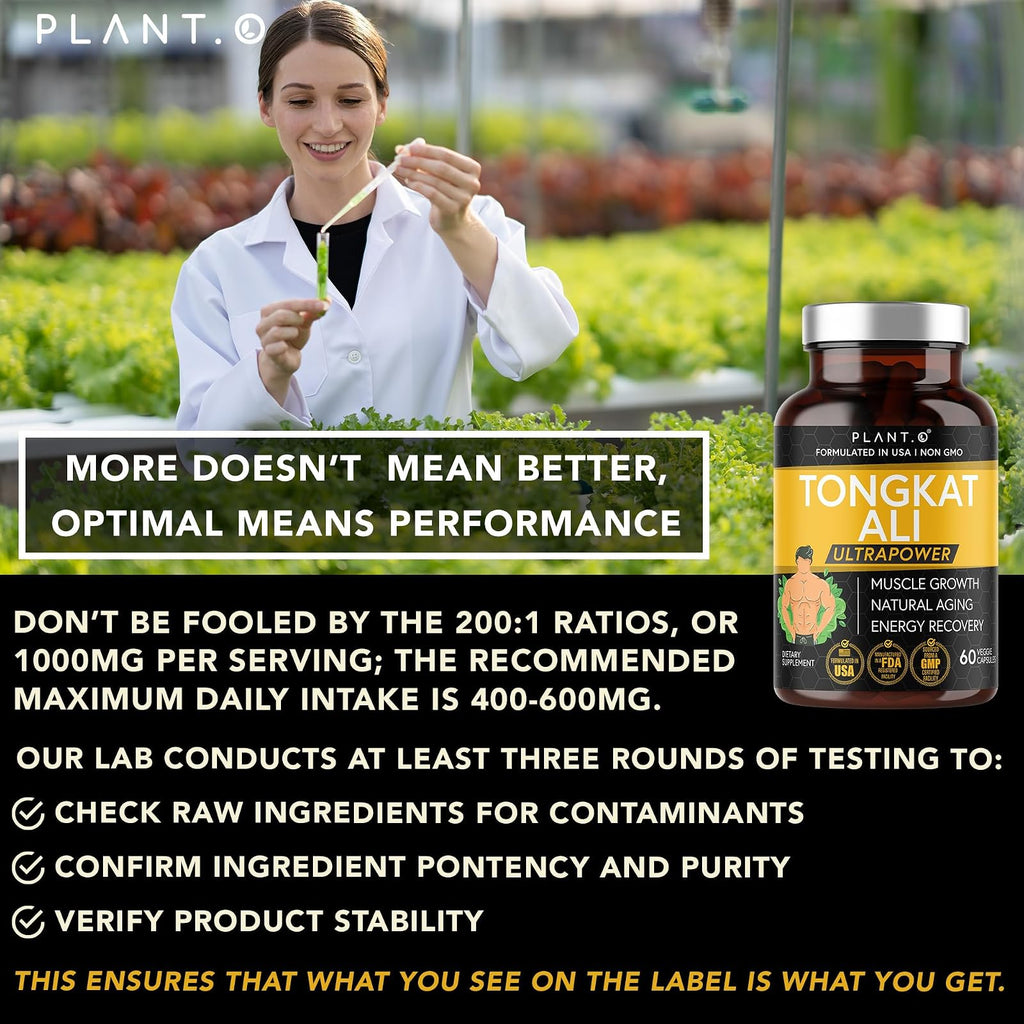 Increase stamina with Tongkat Ali