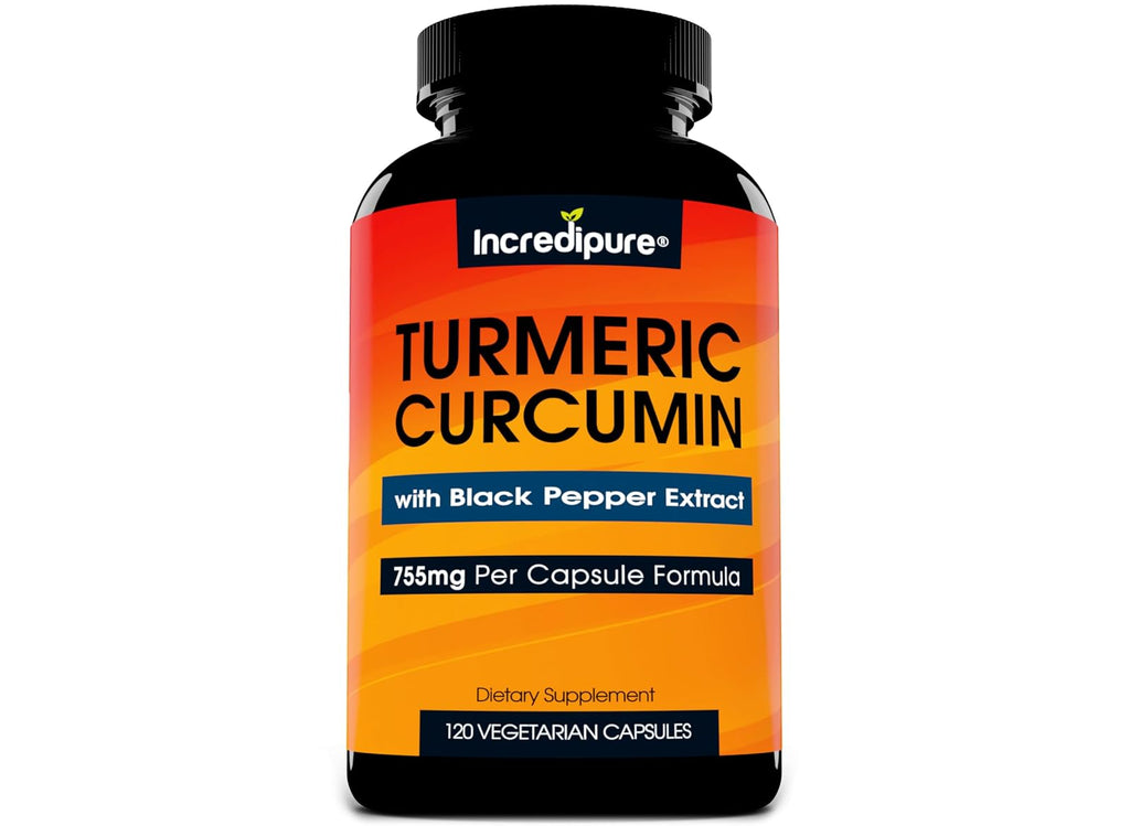 Incredipure turmeric curcumin capsules