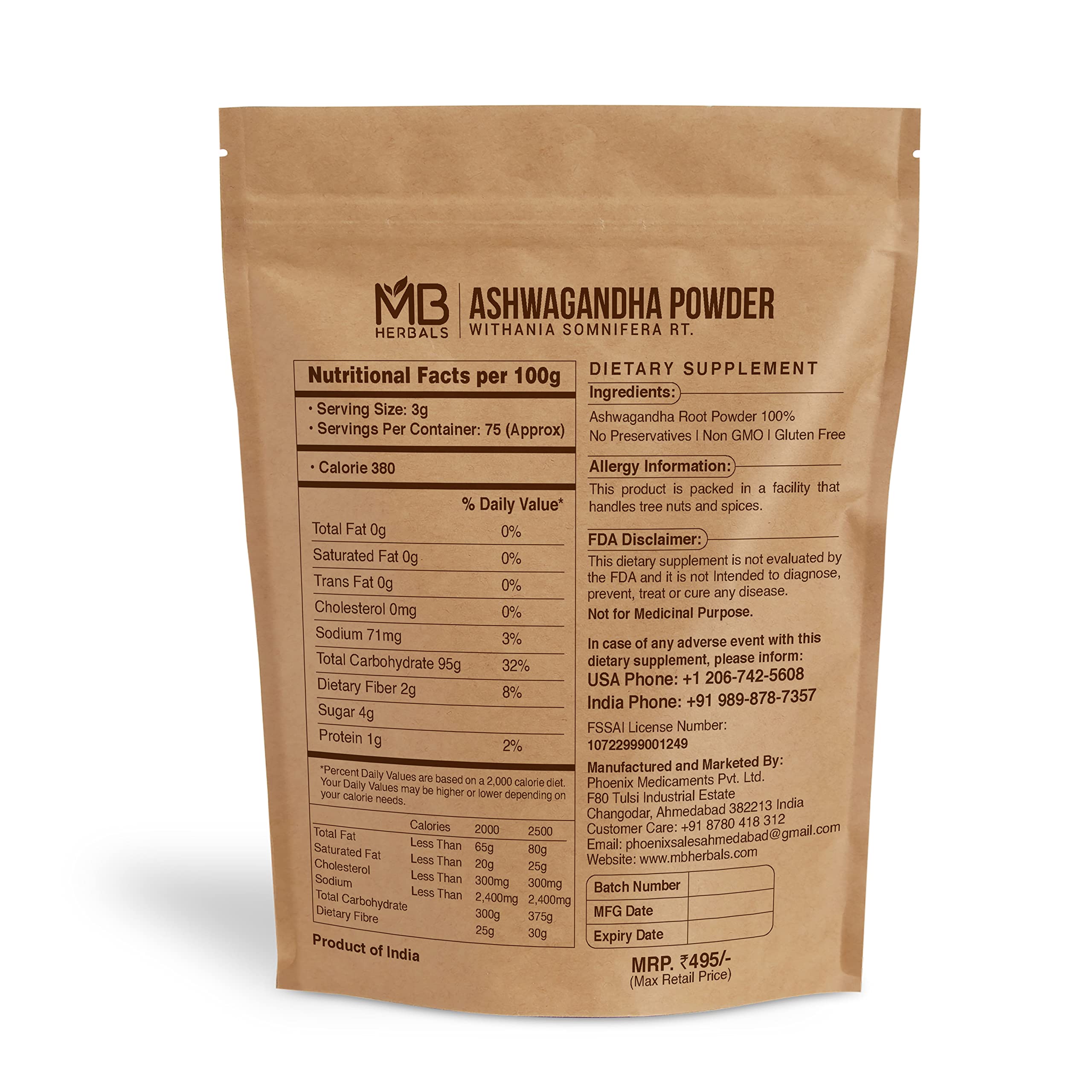 Indian ginseng for enhanced wellness
