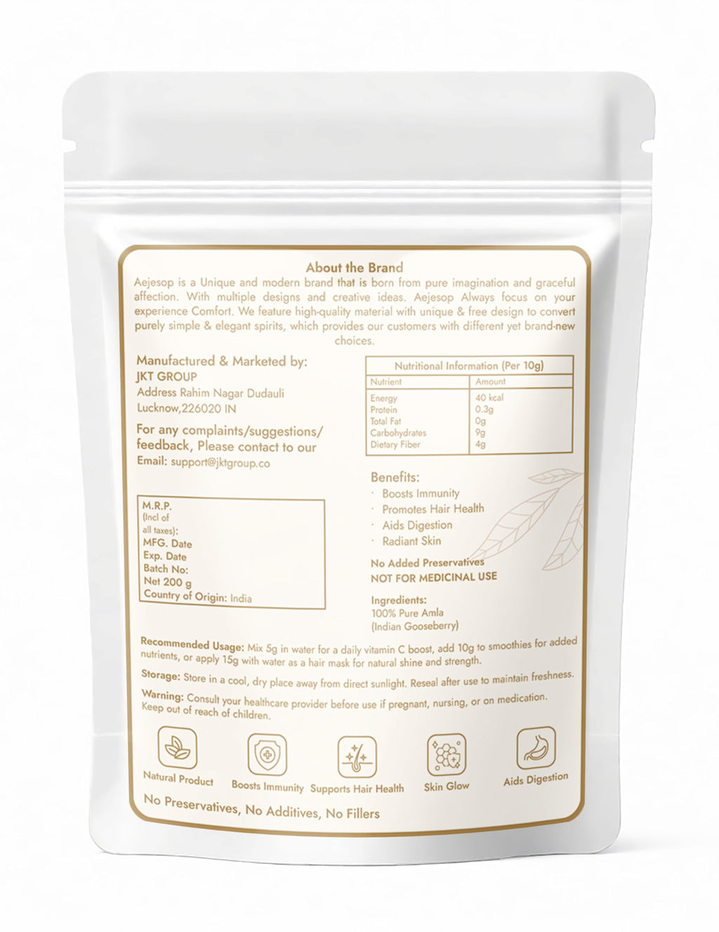 Indian gooseberry powder for health