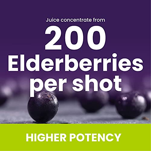 individual elderberry shots for wellness