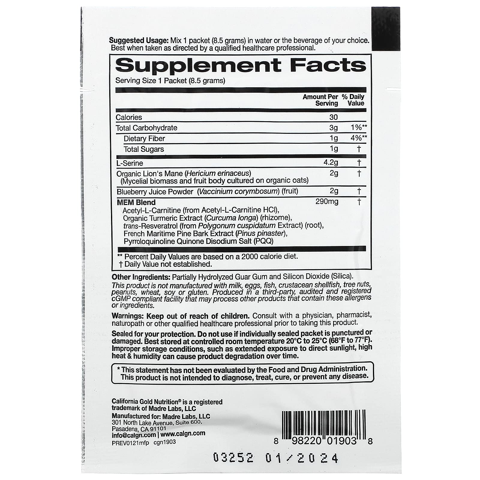 individual packet cognitive enhancement