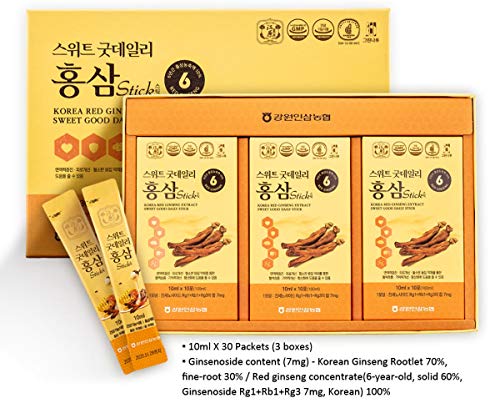 individually packaged ginseng sticks