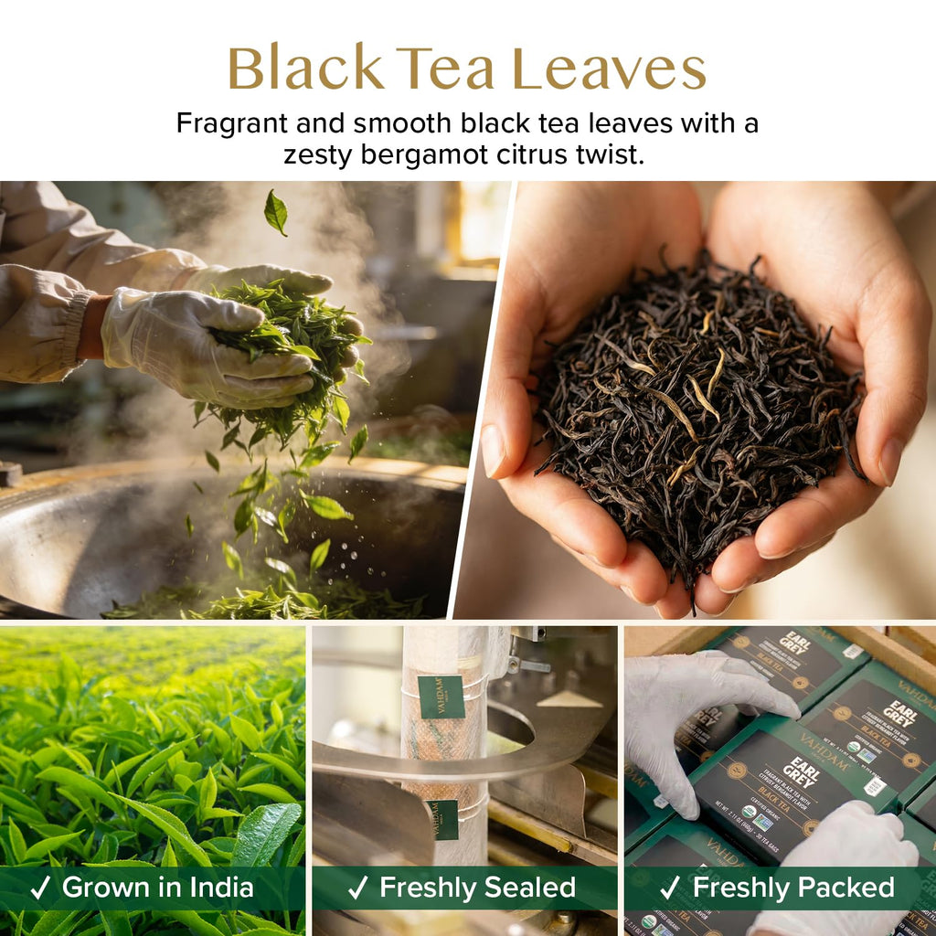 individually wrapped Earl Grey tea