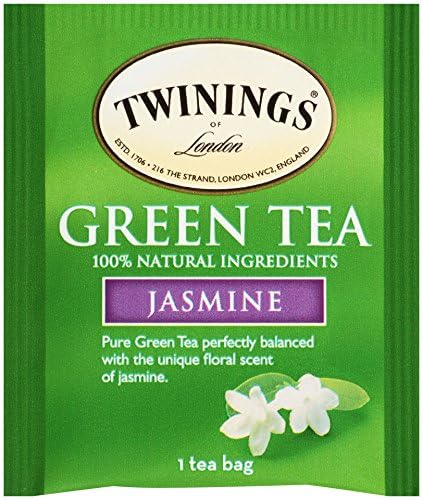 individually wrapped green tea bags