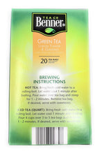 individually wrapped green tea packs