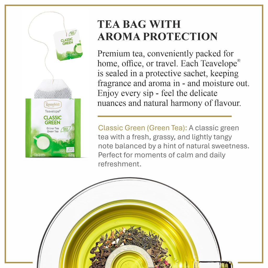 individually wrapped green tea