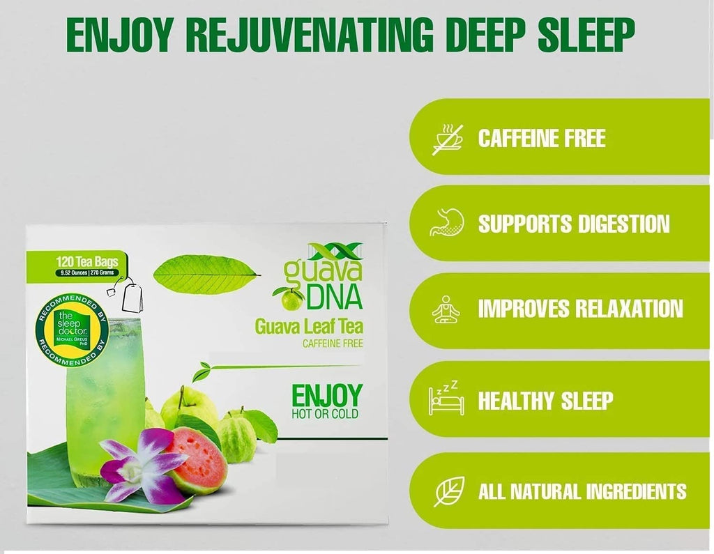 Individually wrapped guava tea