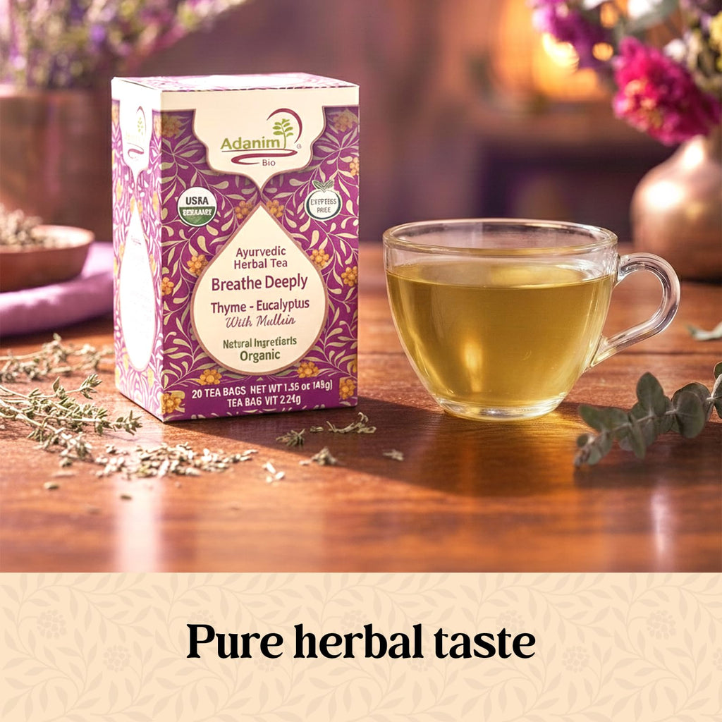 Individually wrapped mullein tea for convenience