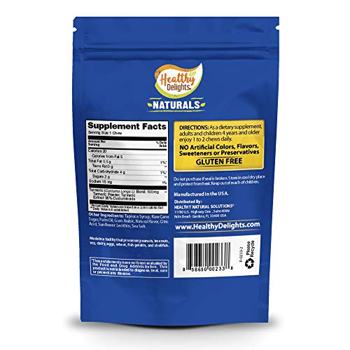 individually wrapped turmeric supplements