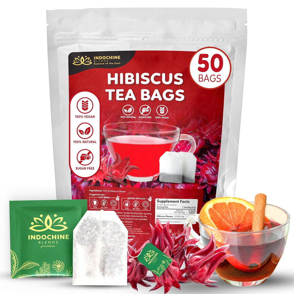 Indochine Blends hibiscus tea bags