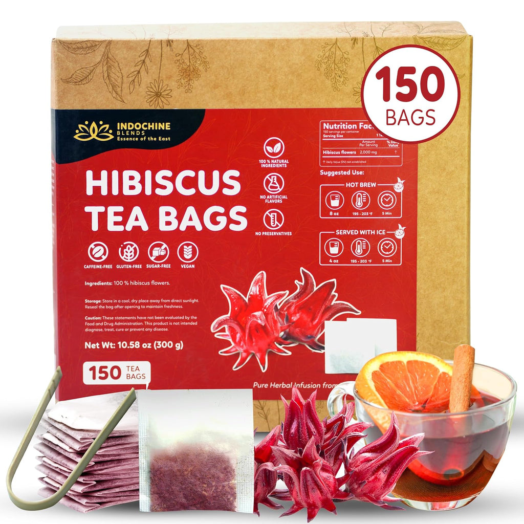Indochine Blends hibiscus tea bags