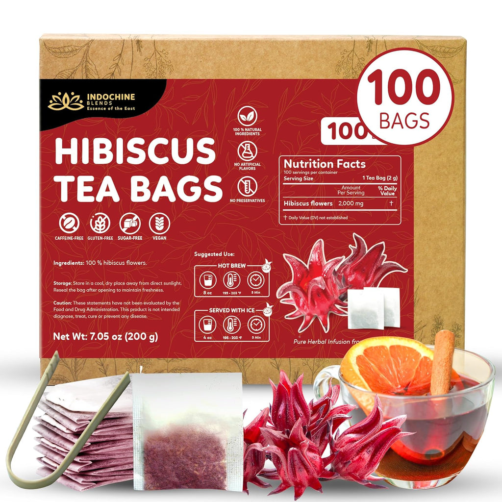 Indochine Blends hibiscus tea bags