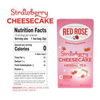 Indulge in sweet strawberry cheesecake tea