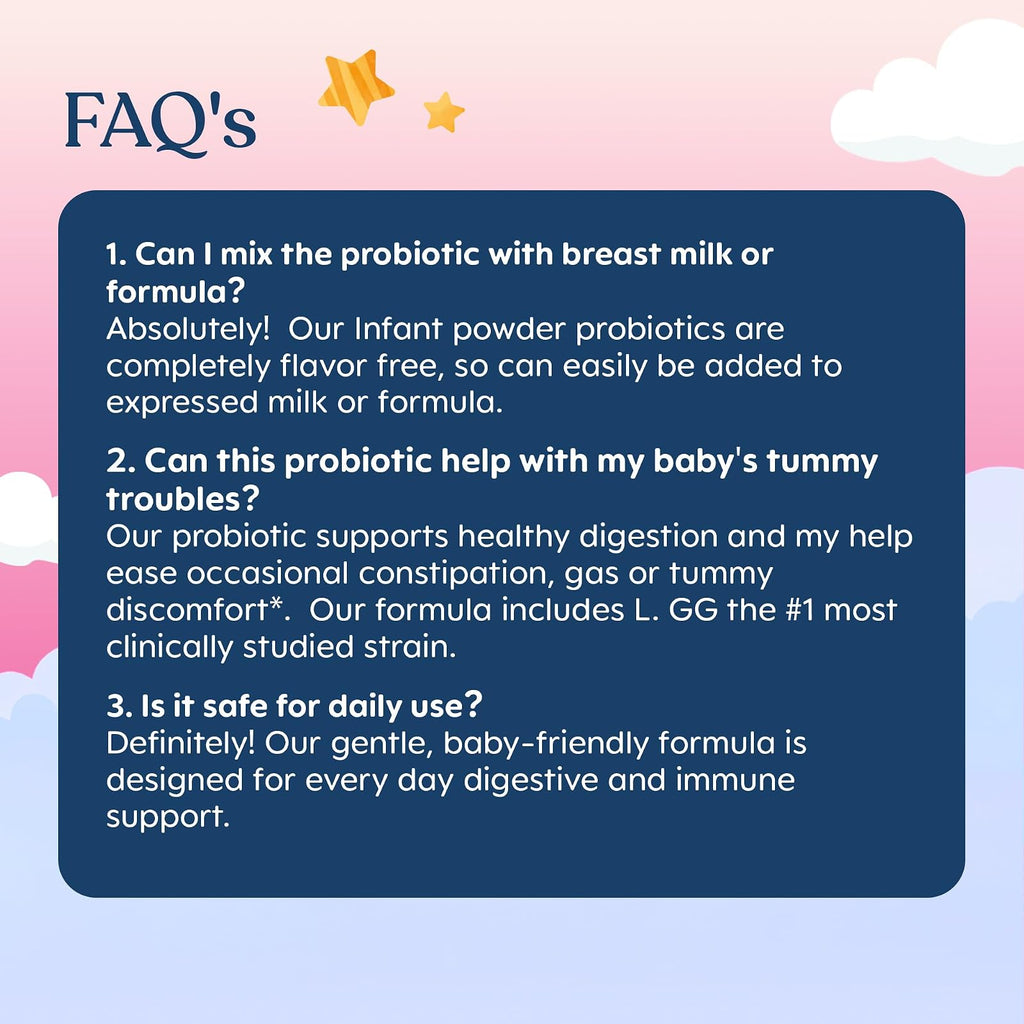 infant probiotics with 50 billion CFU