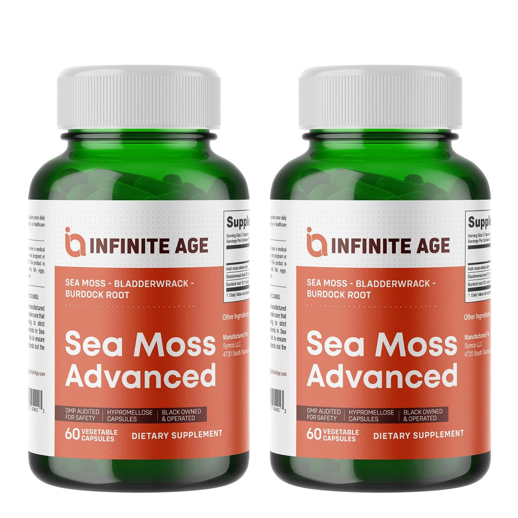 INFINITE AGE sea moss capsules for energy