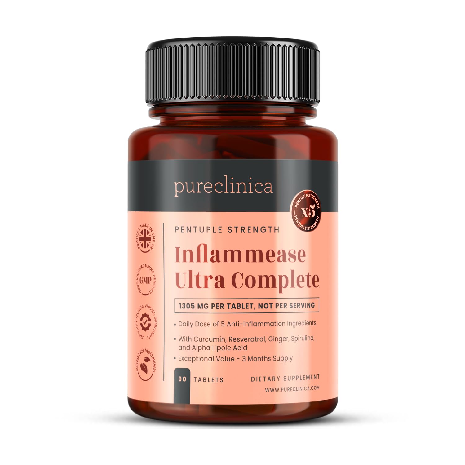 INFLAMMEASE turmeric supplement for inflammation