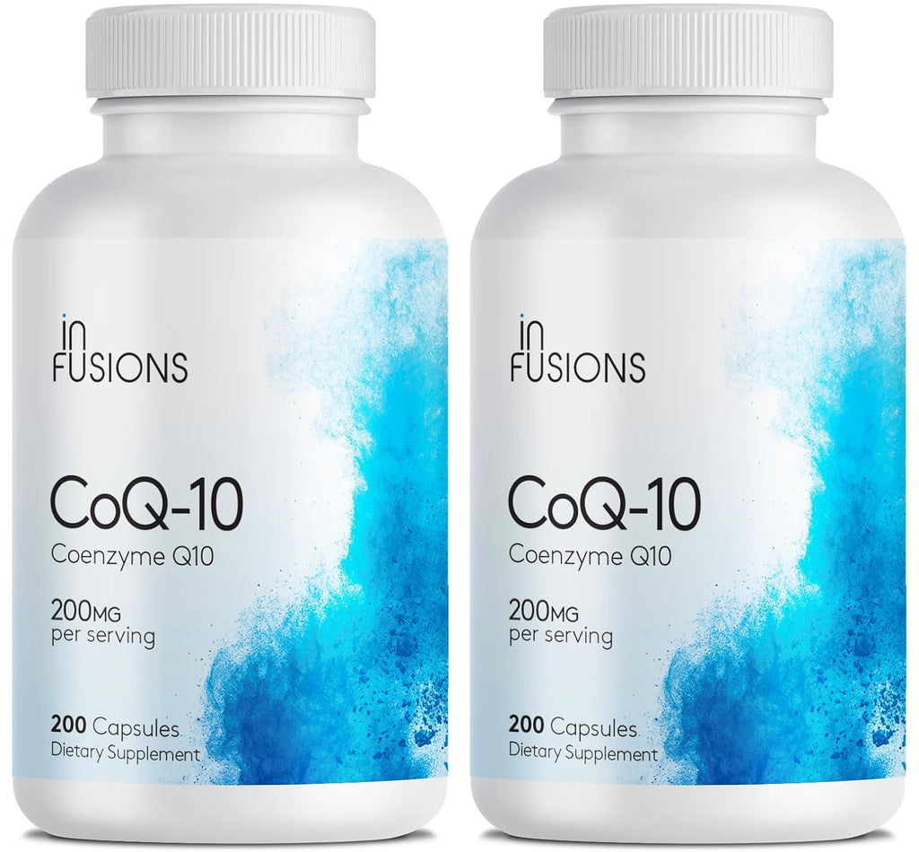 Infusions CoQ10 200 mg capsules