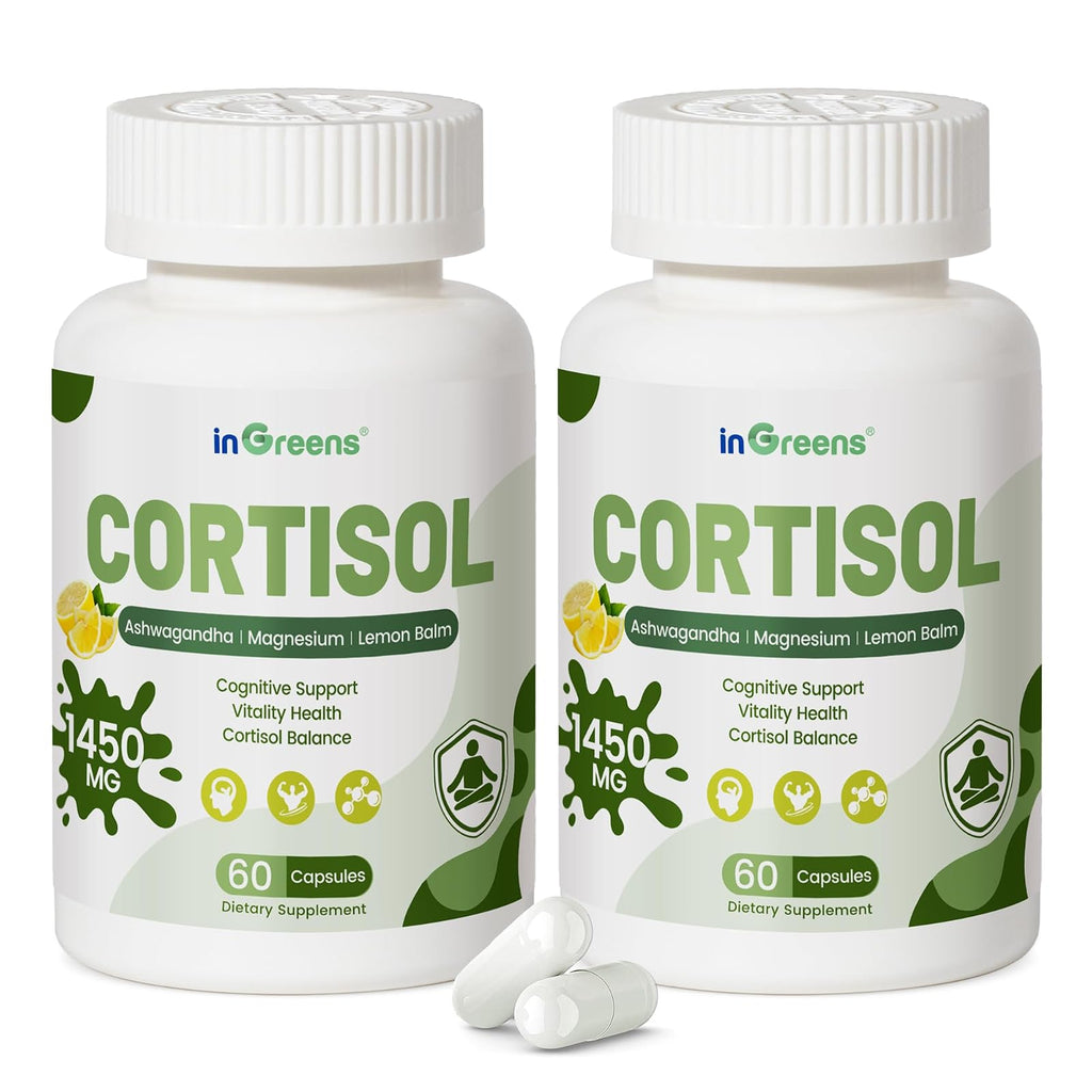 inGreens cortisol supplement for stress relief