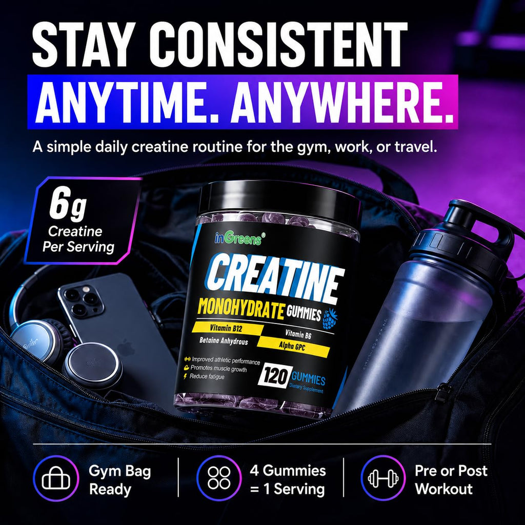 inGreens creatine gummies for recovery
