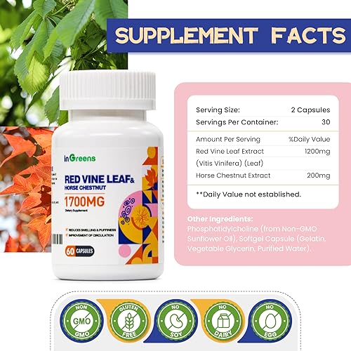 inGreens horse chestnut extract for better blood flow