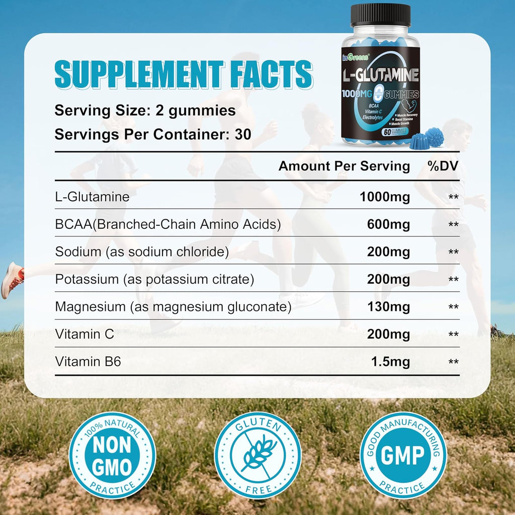 inGreens l-glutamine for gut health