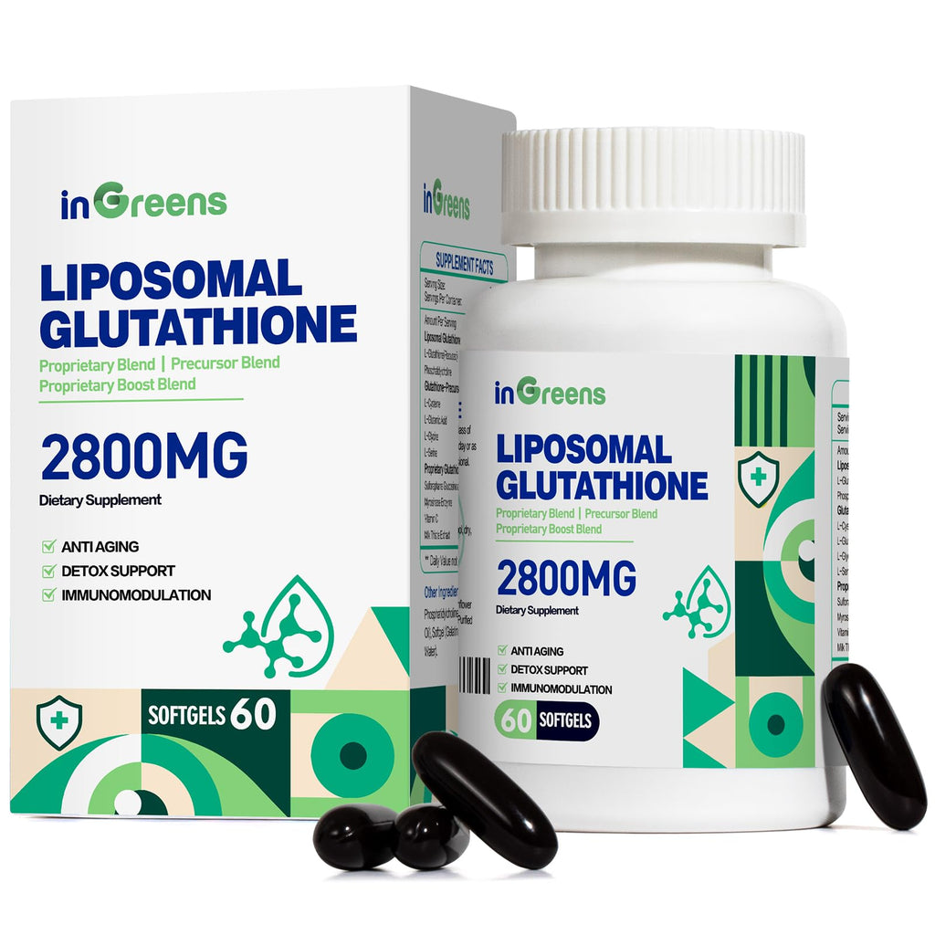 inGreens liposomal glutathione detox supplement