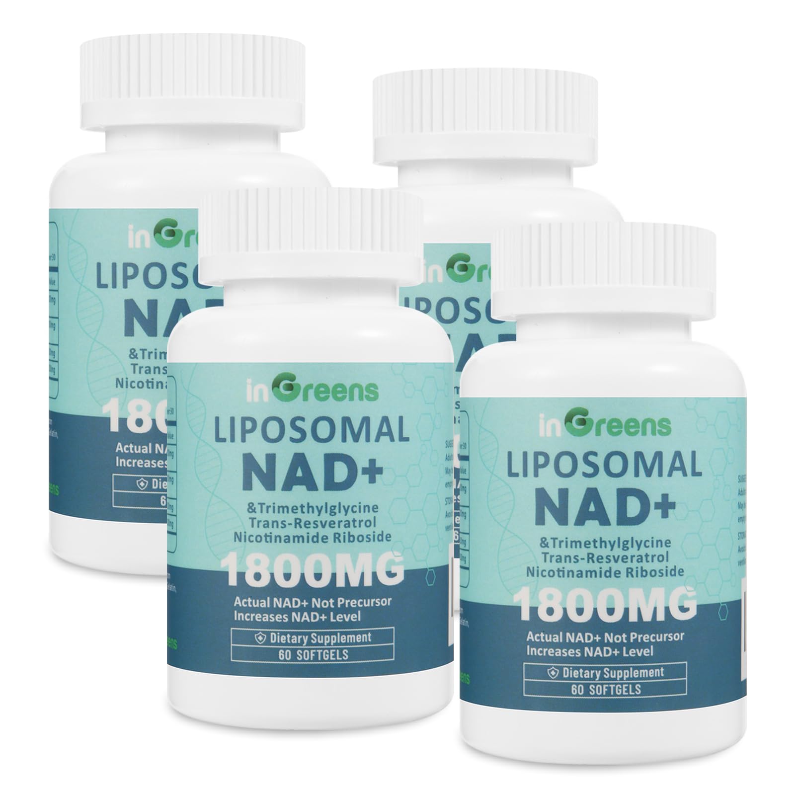 inGreens Liposomal NAD+ softgels for energy