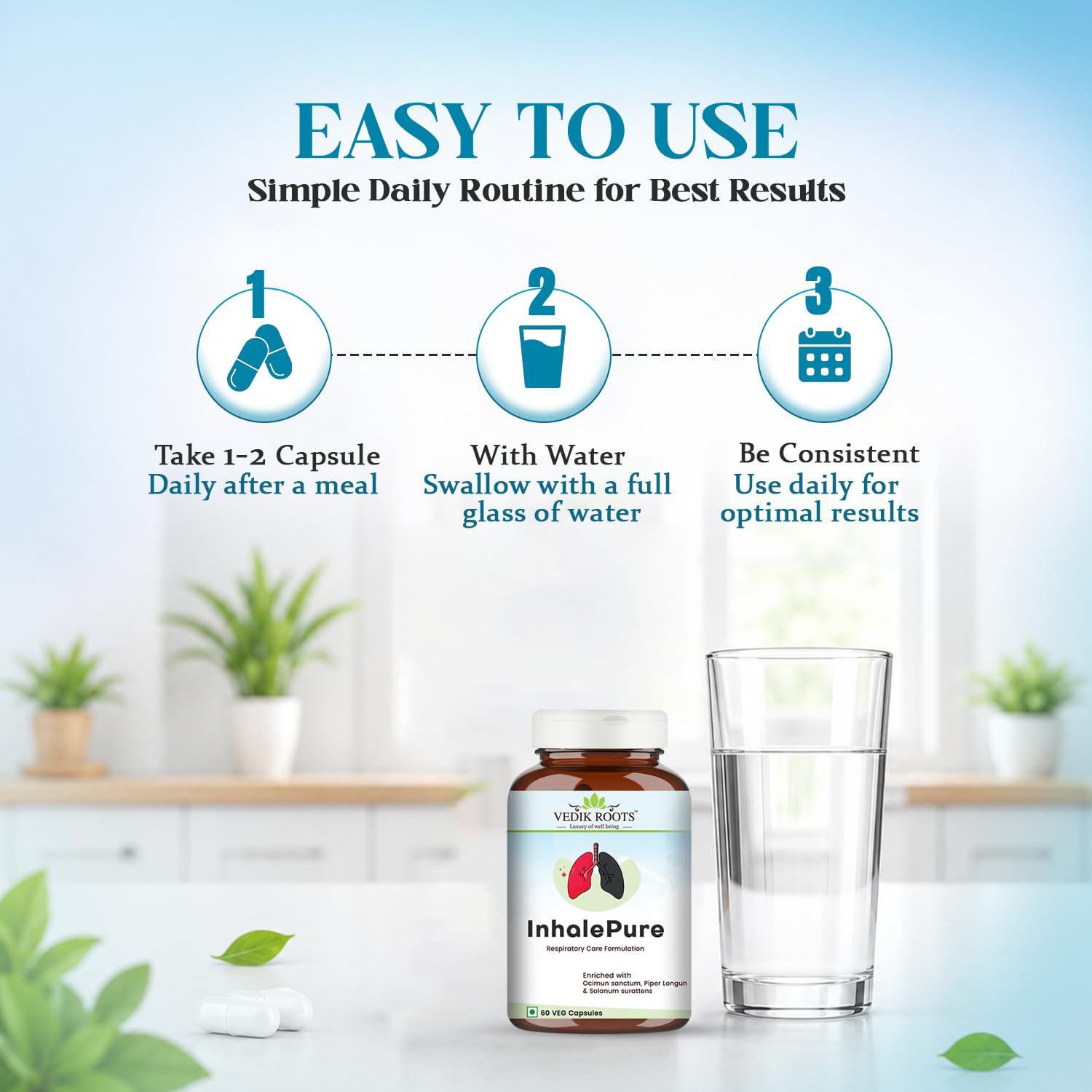 InhalePure ashwagandha for overall wellness