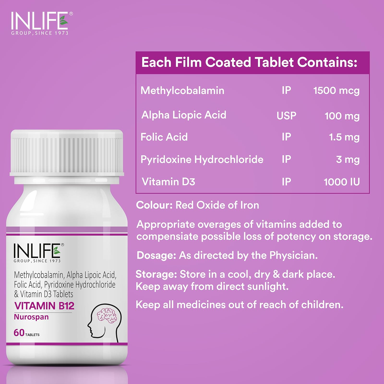 INLIFE B12 capsules for immunity