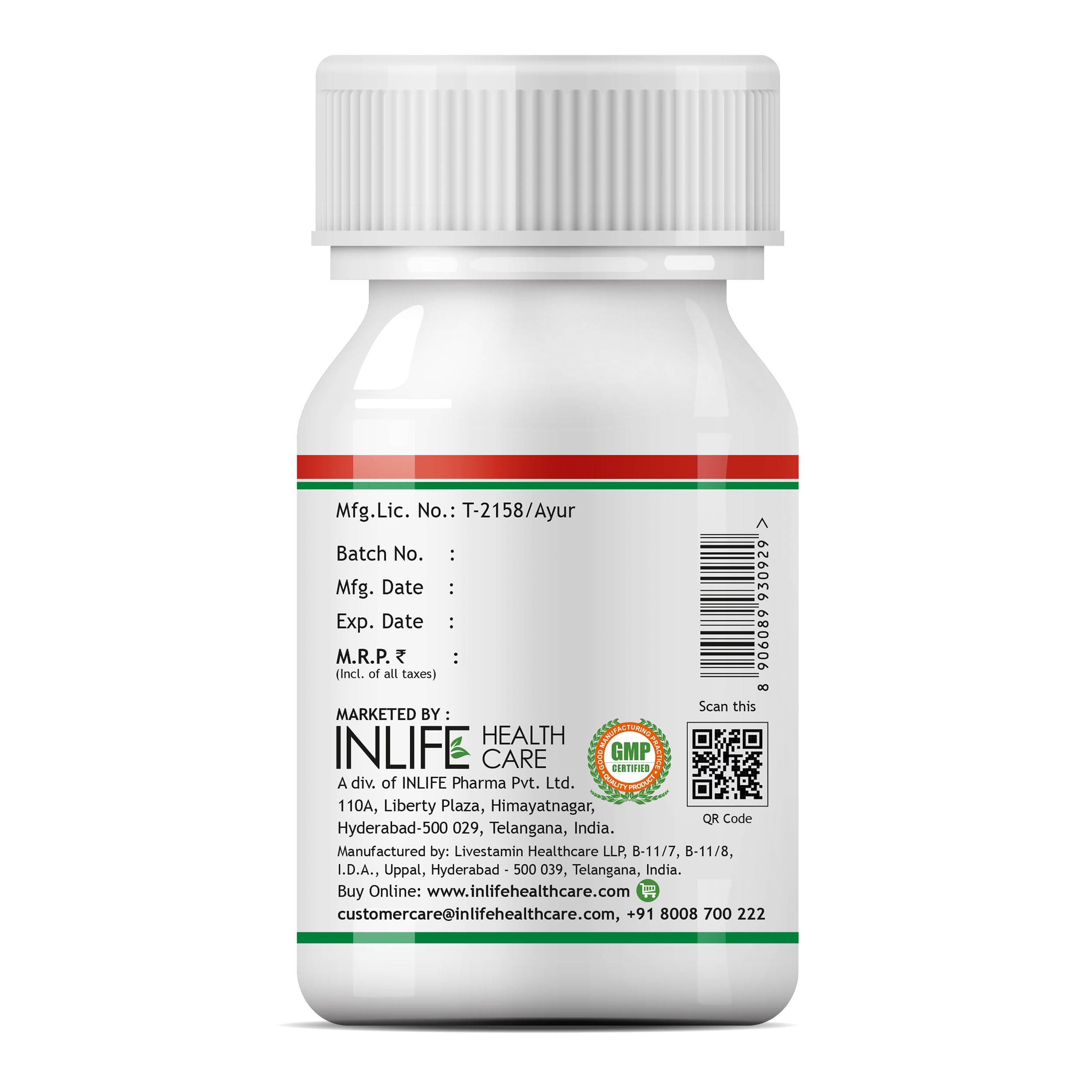 INLIFE Safed Musli for vitality
