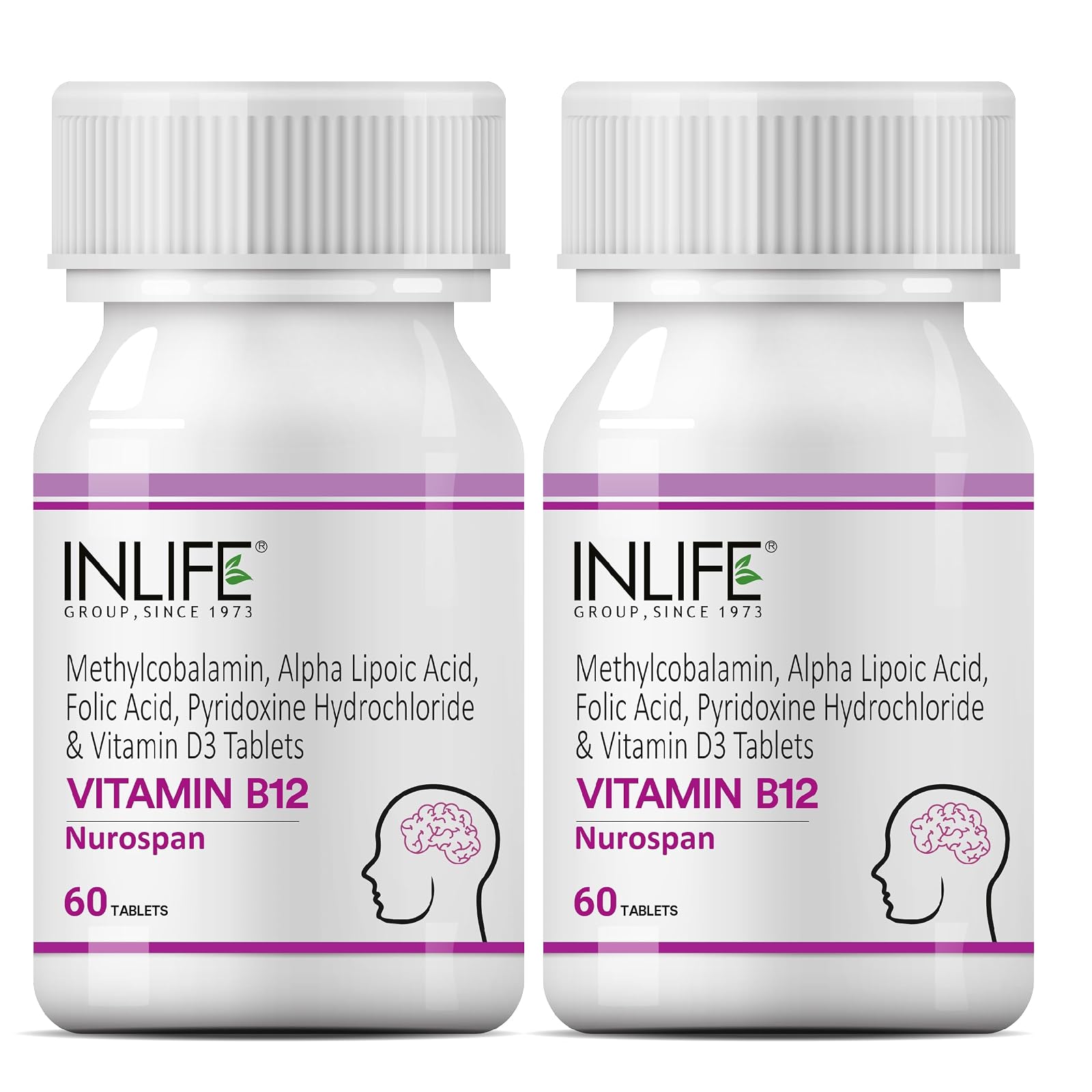 INLIFE Vitamin B12 energy support