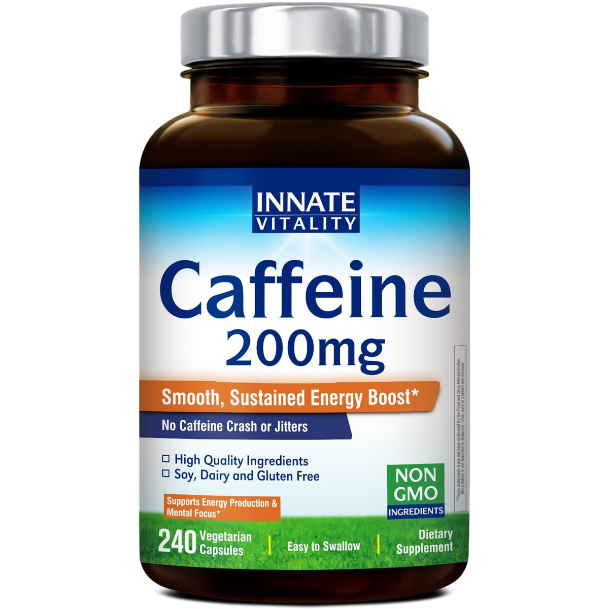 Innate Vitality caffeine capsules for energy