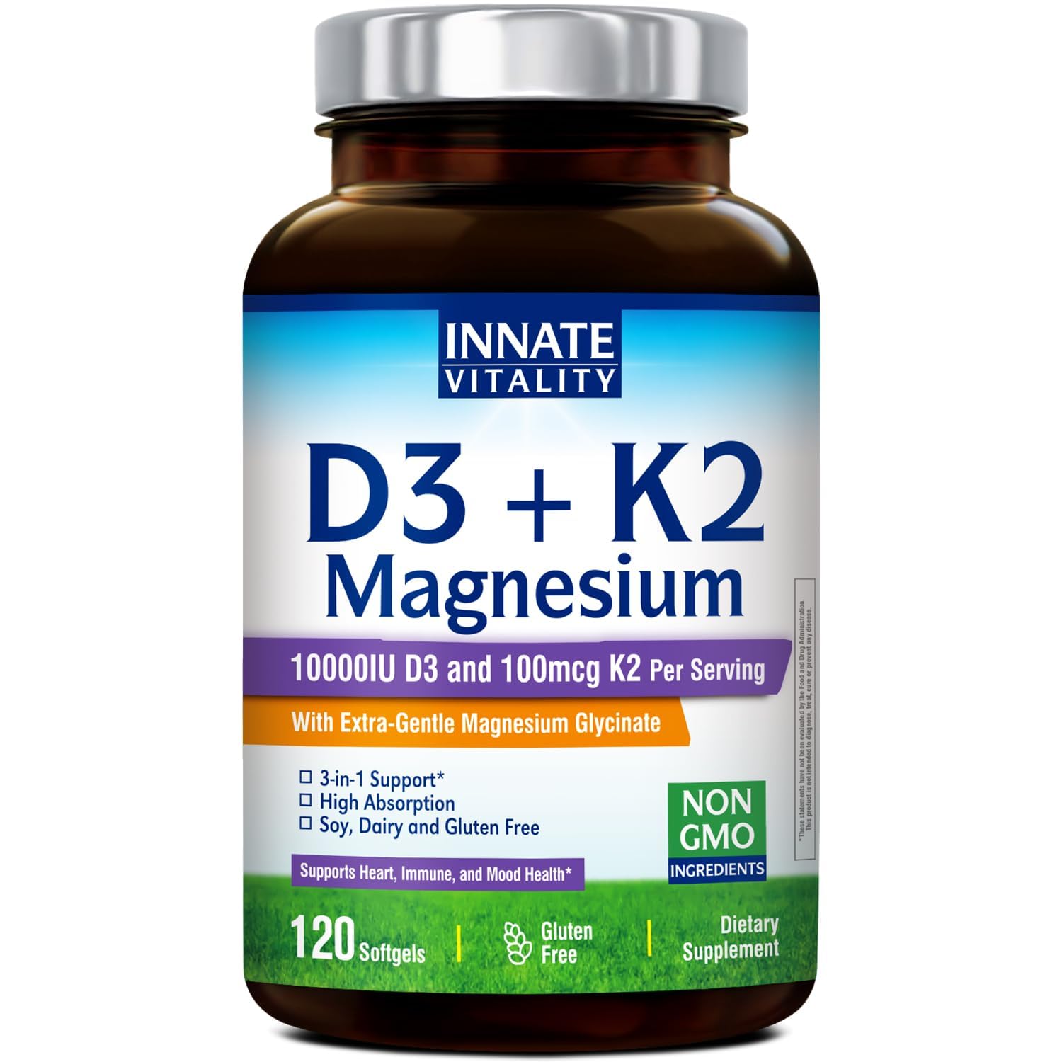 Innate Vitality D3 K2 softgels