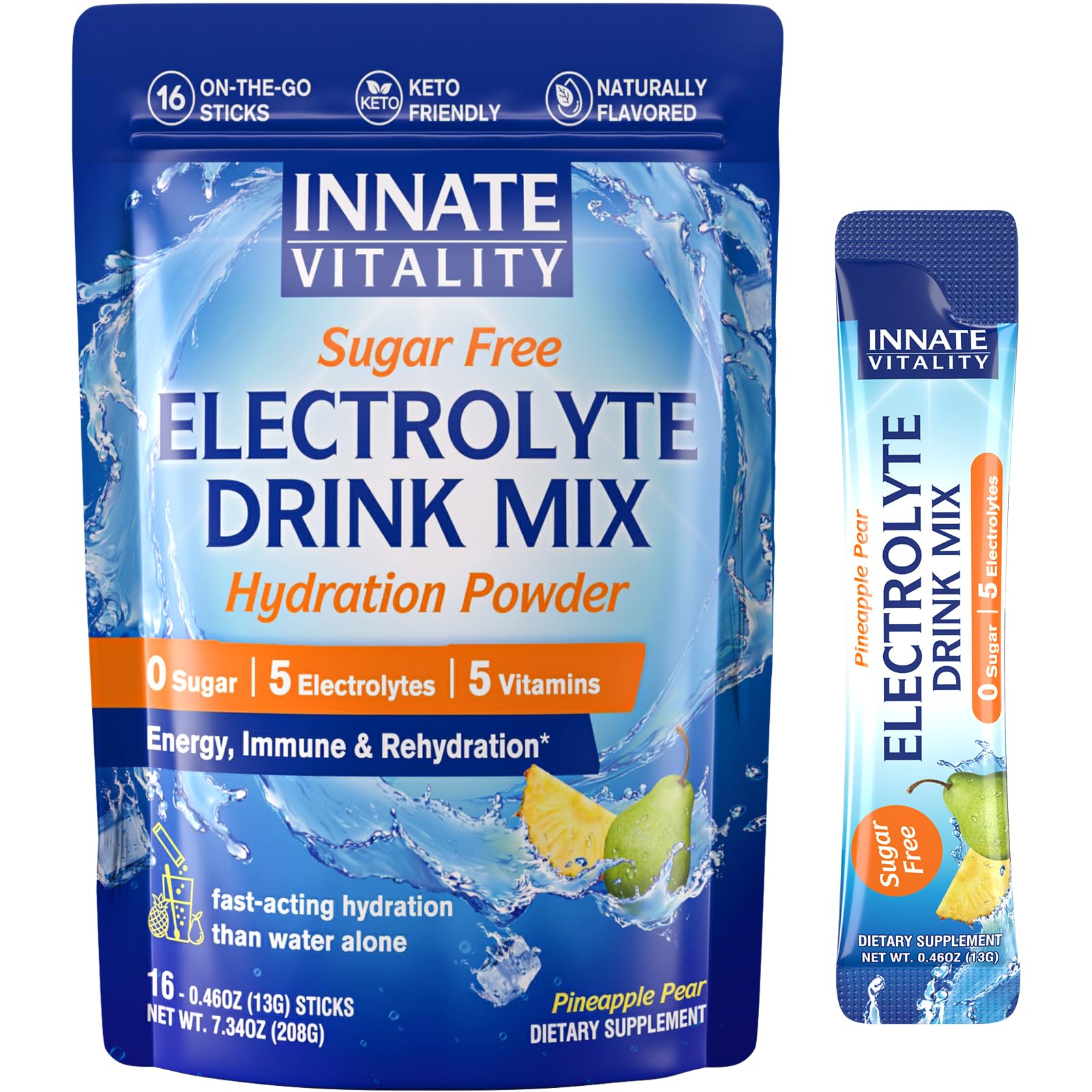 Innate Vitality electrolyte powder for hydration