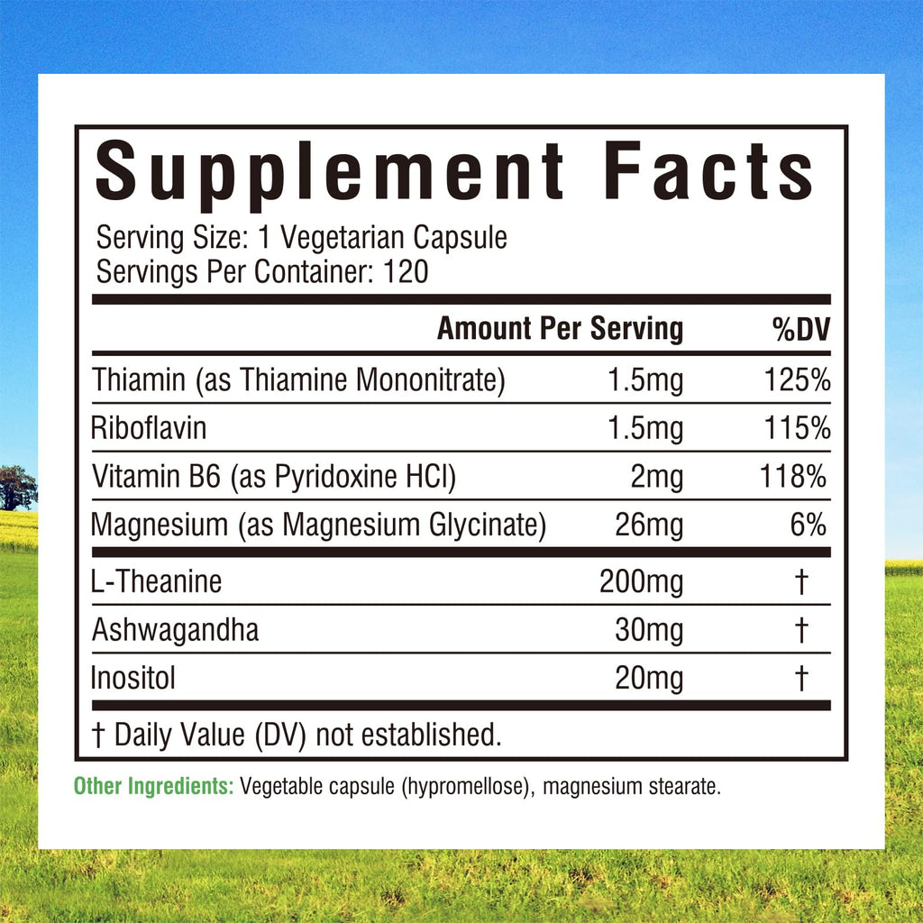 Innate Vitality l-theanine capsules