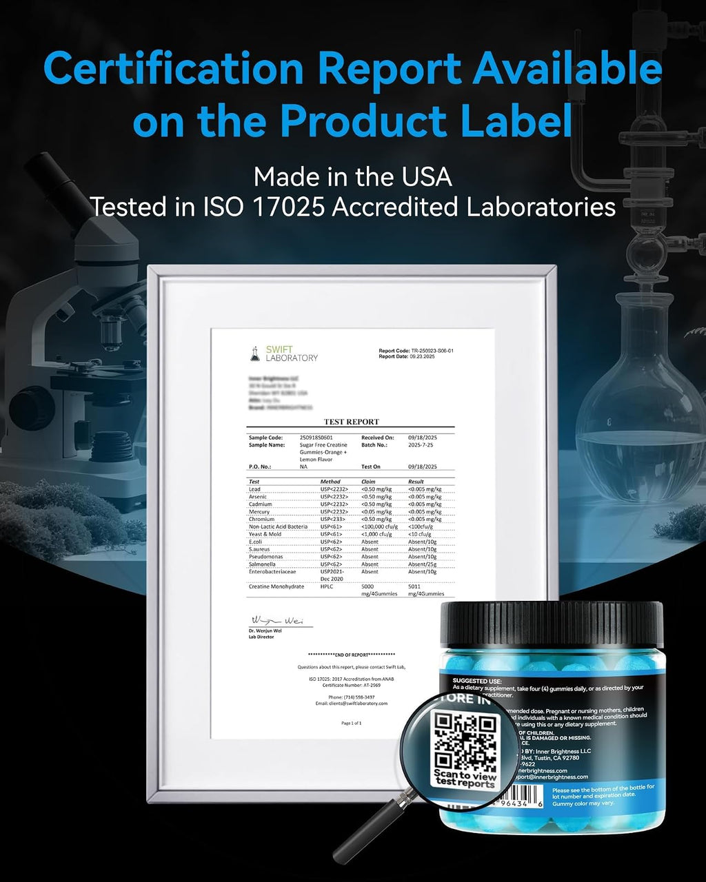 Inner Brightness creatine for enhanced performance