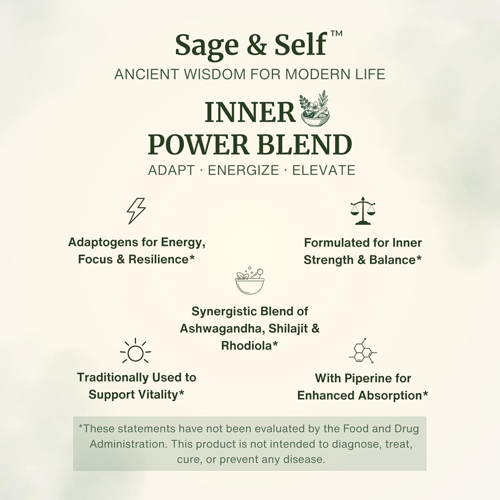 Inner Power adaptogen blend benefits