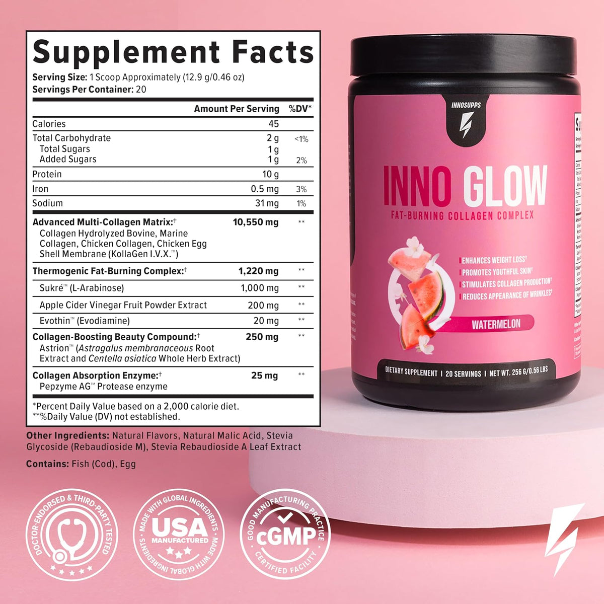 Inno Glow collagen for skin health